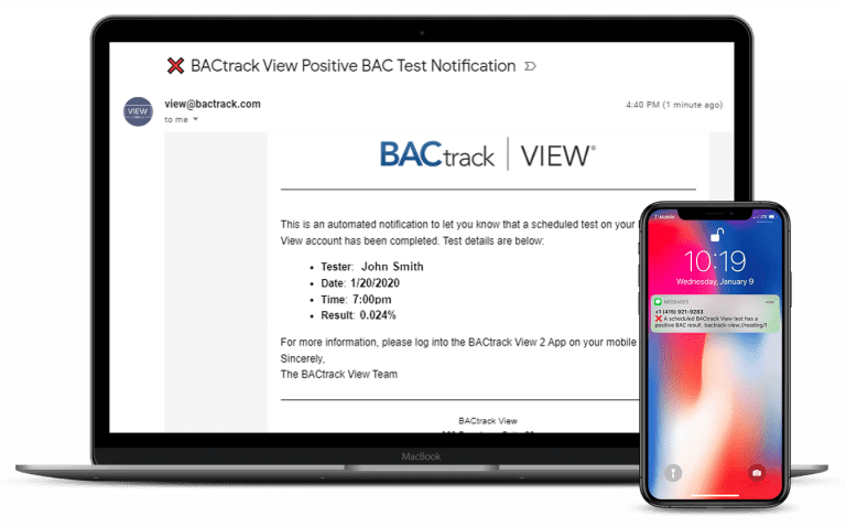 Remote Alcohol Monitoring | Sobriety Tracker App - BACtrack View™