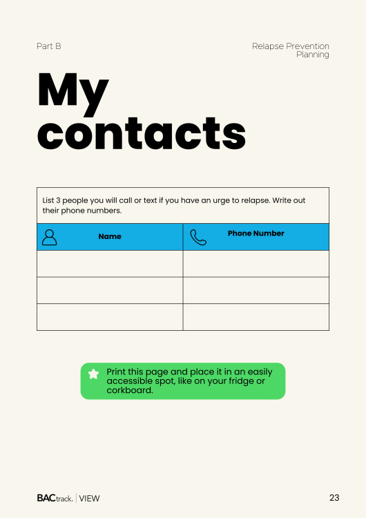 Create Your Relapse Prevention Plan with this Free, Expert-Made PDF